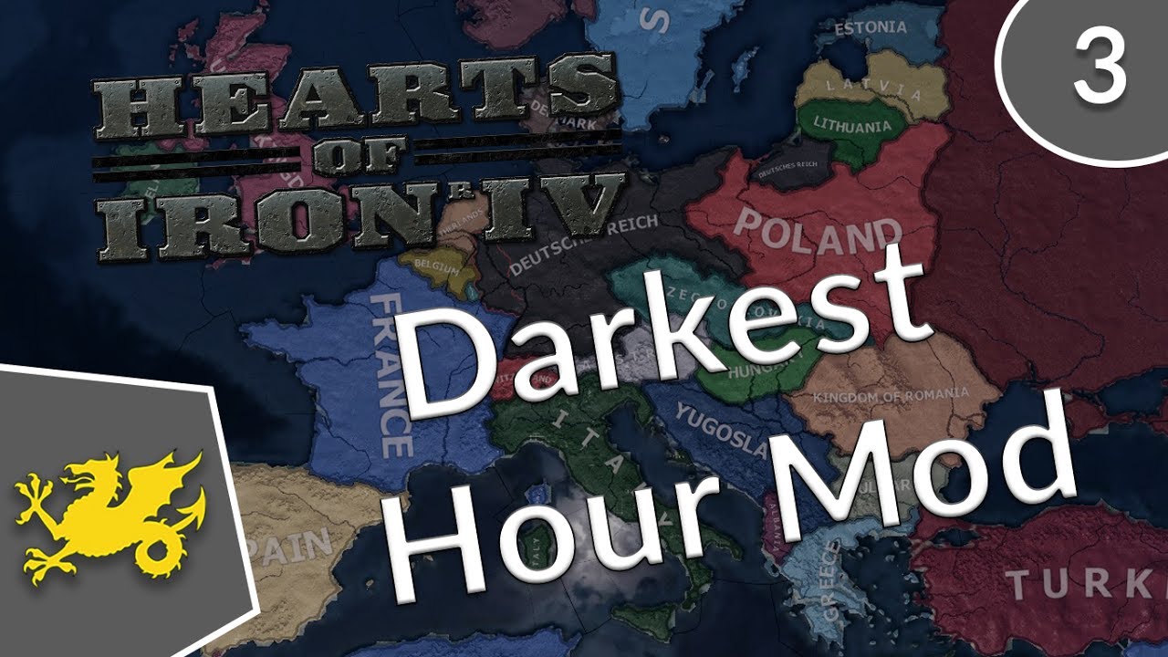 Hearts of Iron 4 Darkest Hour Mod - Germany [3] - YouTube