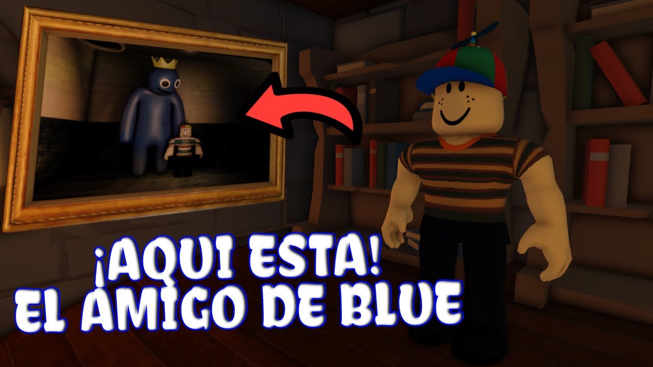 DONDE encontrar al AMIGO de BLUE 😱 Rainbow Friends 2023 Chapter 2 (BLUE ...