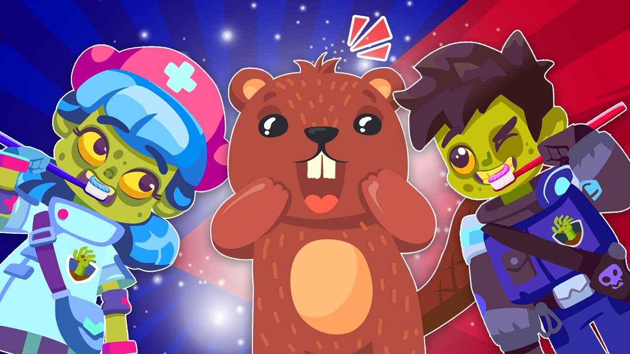 Brush Your Teeth 😯 | Zombei Patrol | Nursery Rhymes & Kids Songs - YouTube