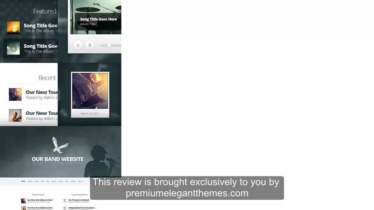 Harmony Elegant Wordpress Theme by Elegant Themes - YouTube