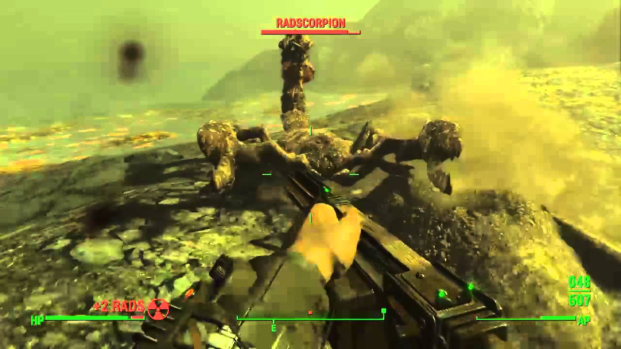[Fallout 4] When Radscorpions Attack! - YouTube