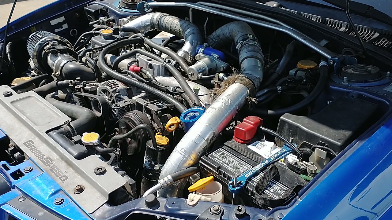 06 Subaru WRX TR engine rev - YouTube