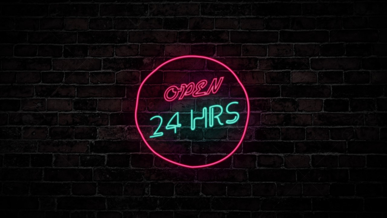 Neon Sign Animation - YouTube