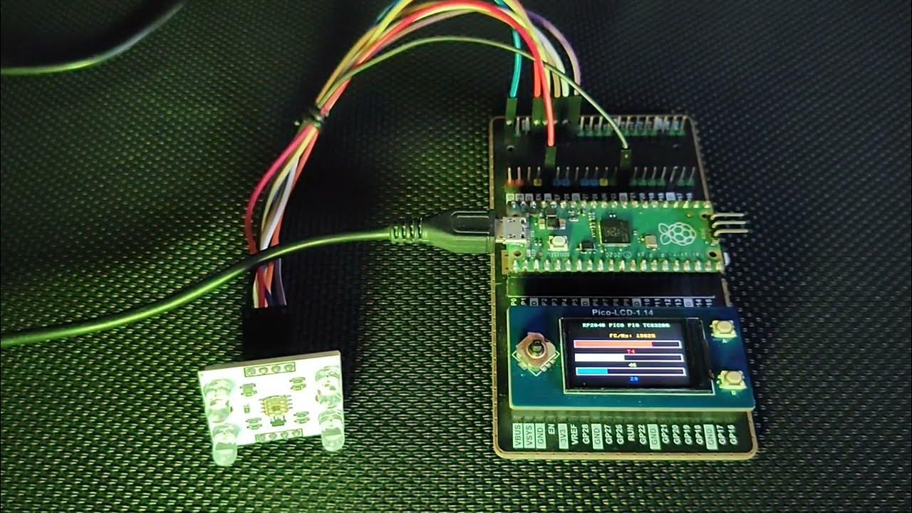 RP2040 Raspberry PI PICO - PIO - TCS230/TCS3200 Colour Sensor - YouTube