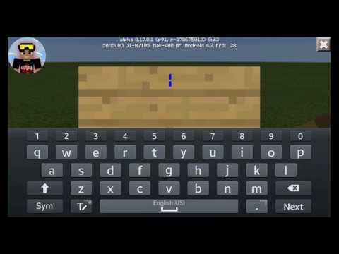 Minecraft Pe | How to make a moving letters on signs - YouTube