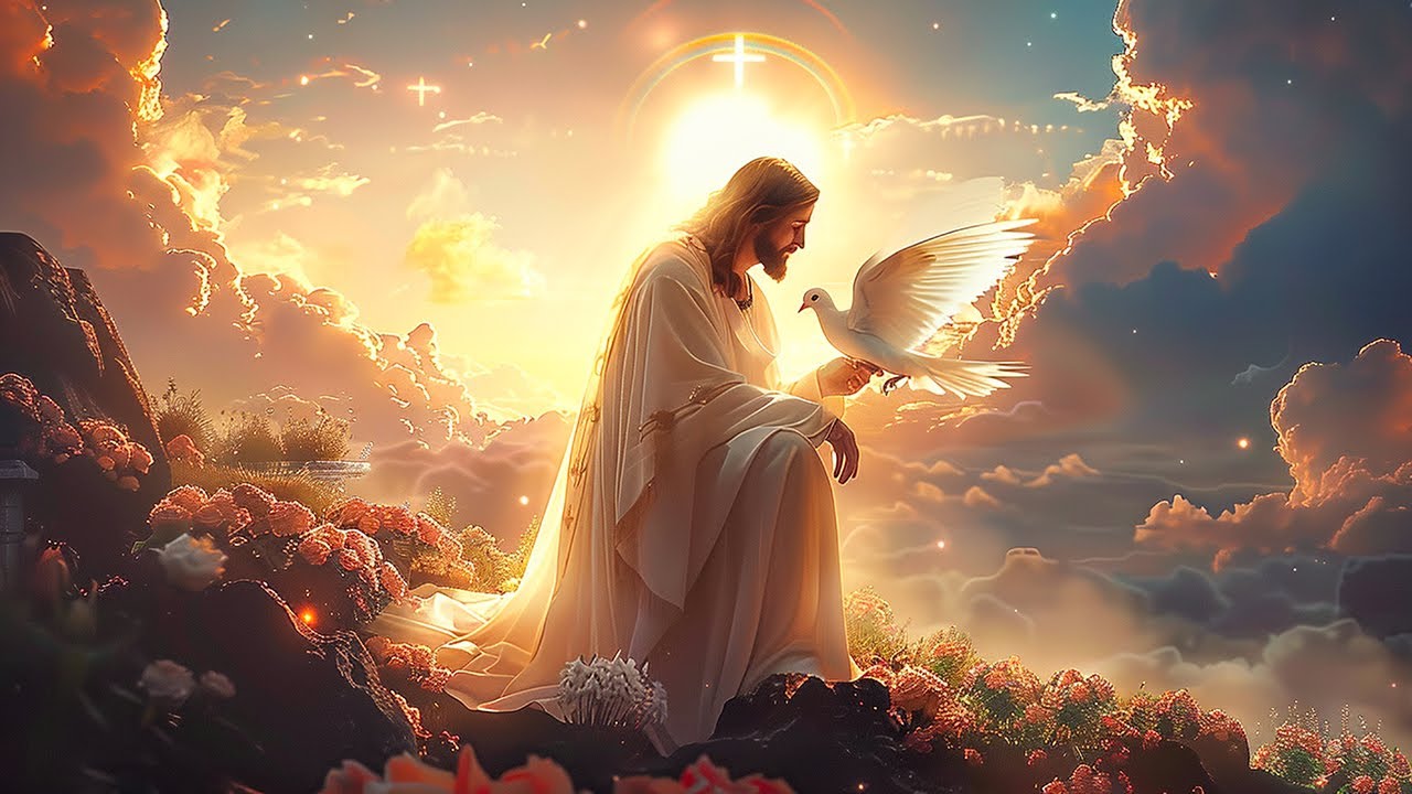 Jesus Christ & Holy Spirit Granting The Power To Heal • Purifies ...