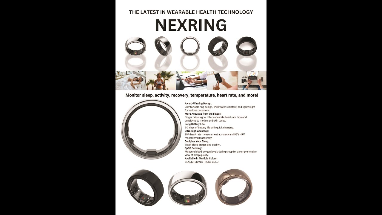 NexRing SMART Health Ring - YouTube