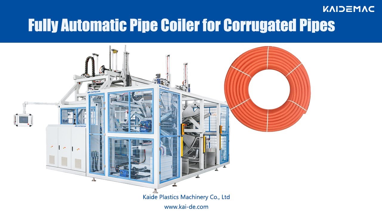 Fully Automatic pipe coiler for corrugated pipe/ Auto corrugated pipe ...