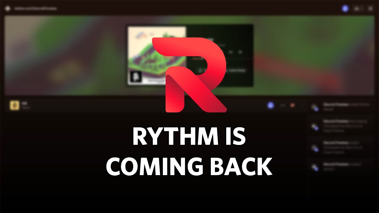 Rythm is coming back to Discord as the first Third-Party Voice Channel Activity - YouTube