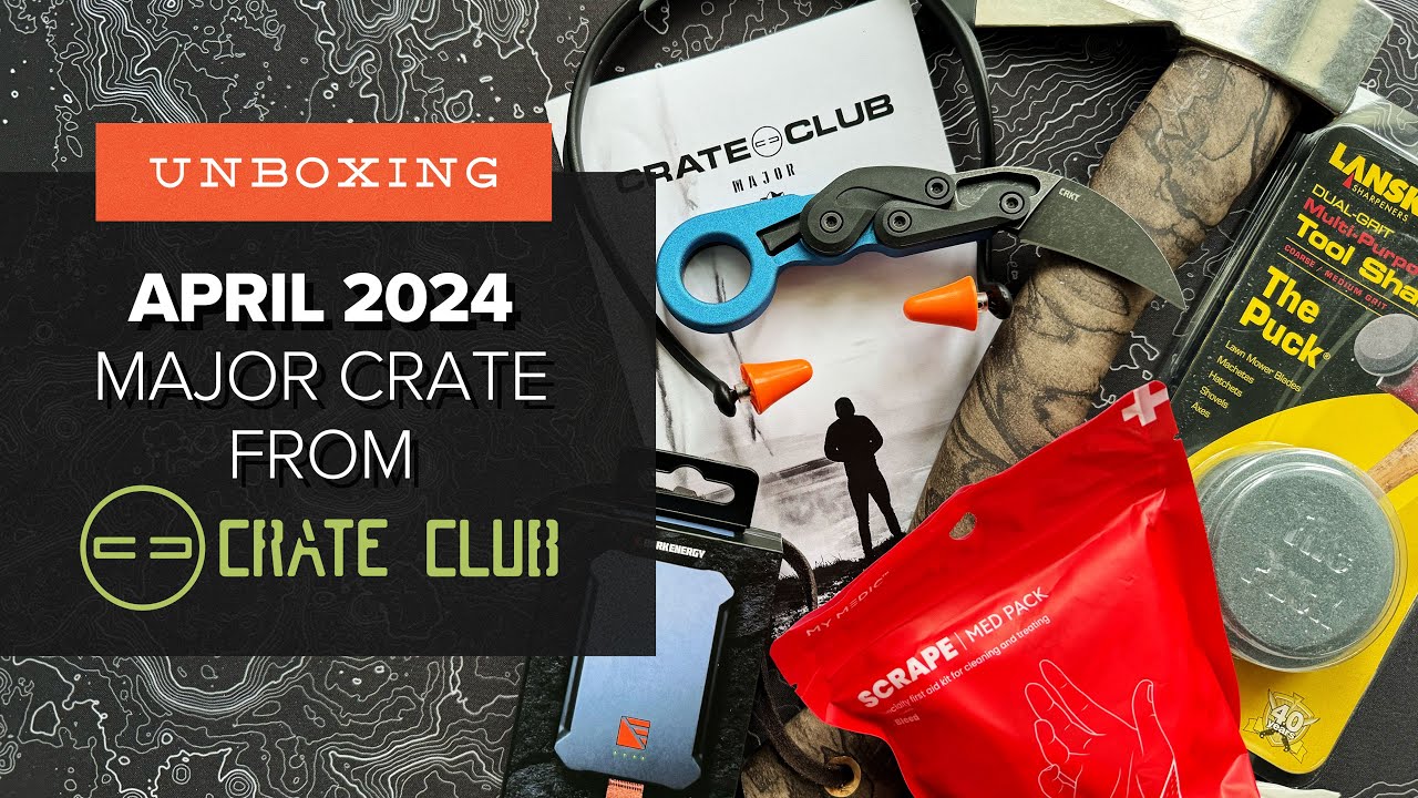 Keep Your Edge - Unboxing the Crate Club Major Crate: April 2024 - YouTube