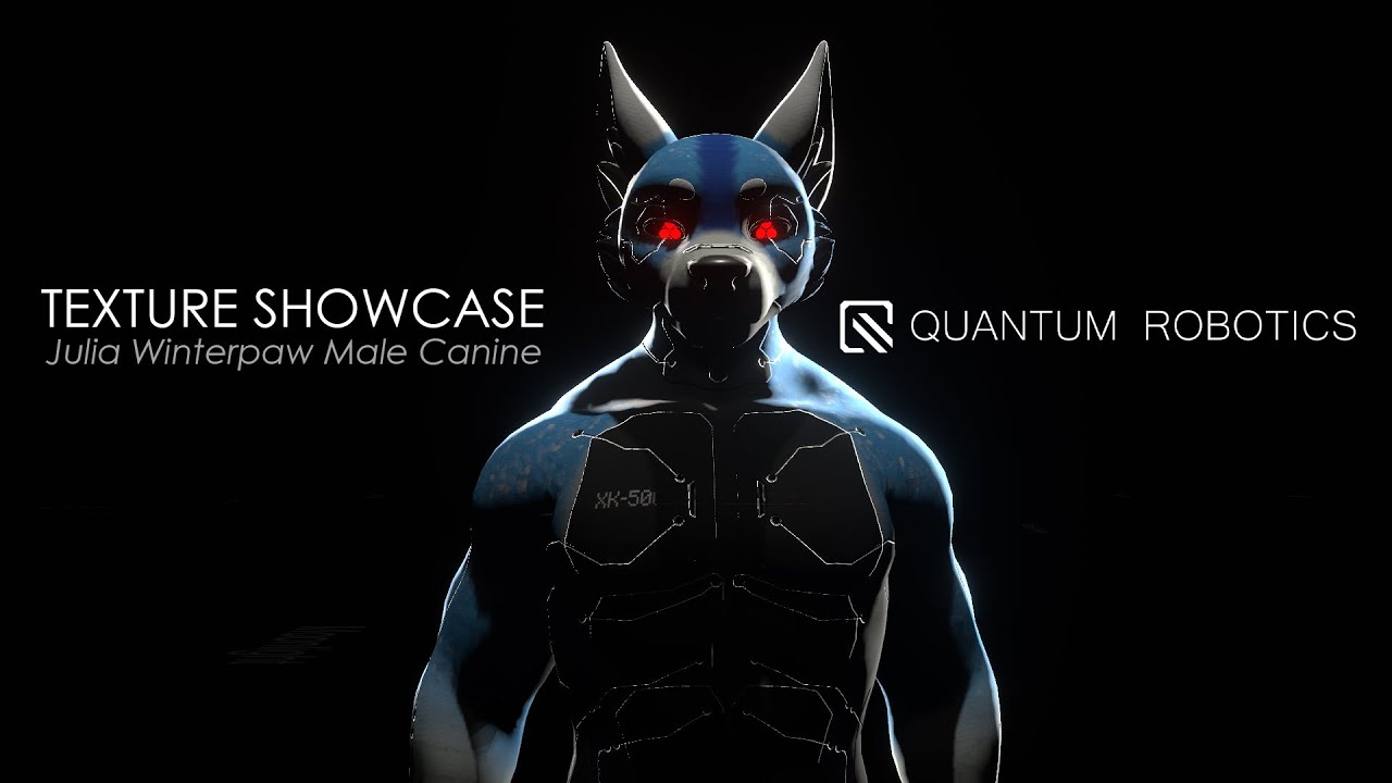 Texture Showcase (Julia Winterpaw Male Canine) - YouTube