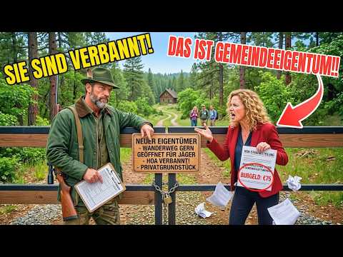 HOA gab Bußgeld fürs Jagen – also kaufte ich legal ihren Wanderweg & verbannte alle!