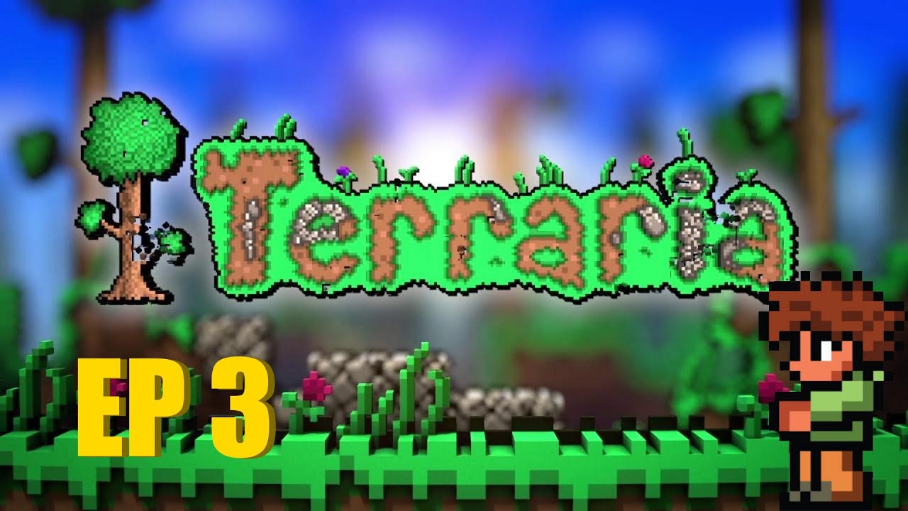 Terraria (EP 3) - A New World!? - YouTube