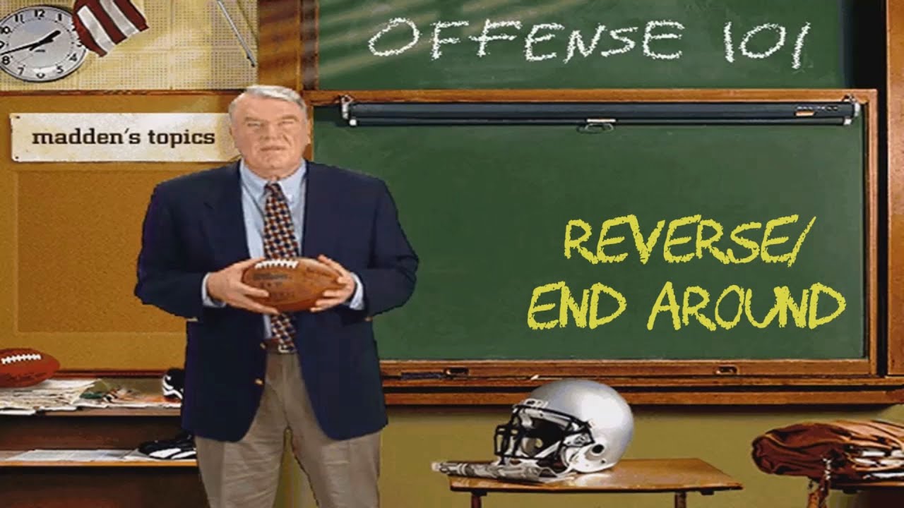 Madden 101 Offense - End Around - Reverse - John Madden - YouTube