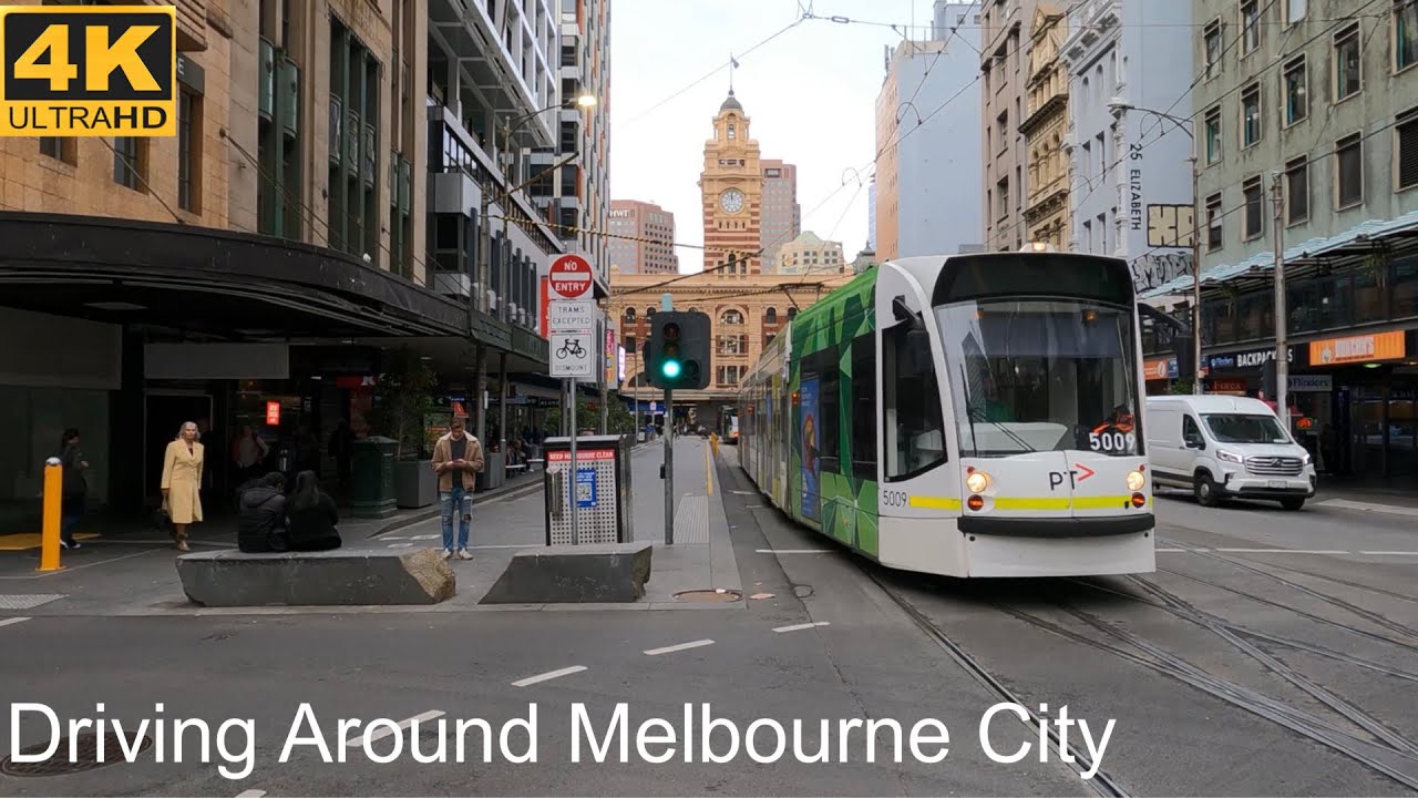 Driving Around Melbourne City | Australia | 4K UHD - YouTube