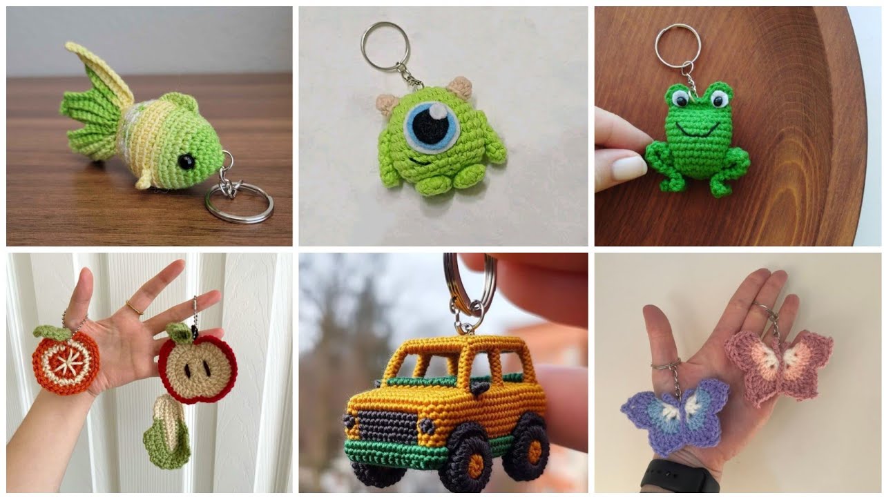 Latest Crochet Keychain Patterns For Beginners To Crochet And Sell To ...