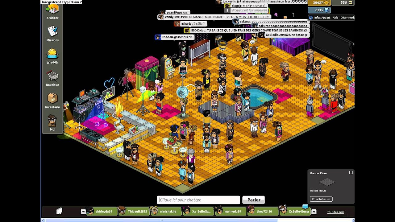 Mon Retro Habbo/vip Club Gratuit/ Cata De ouf ! Etc. ... - YouTube
