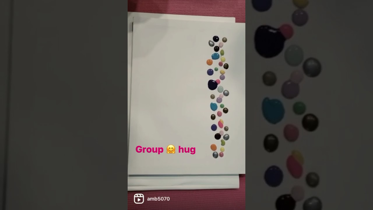 DIY Group Hug painting - YouTube