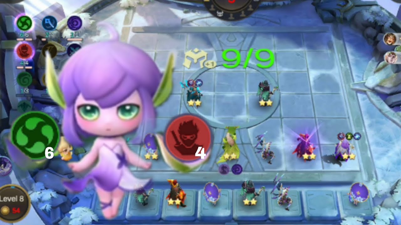 Commander Magic Chess Rya Makin gampang jadi 6 elementalis - YouTube