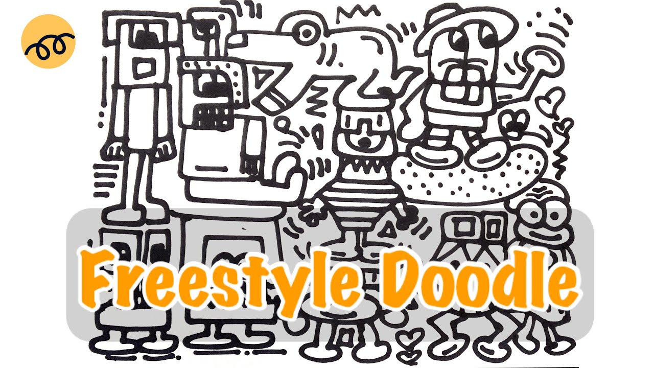FREESTYLE DOODLES by The Doodle Man - YouTube