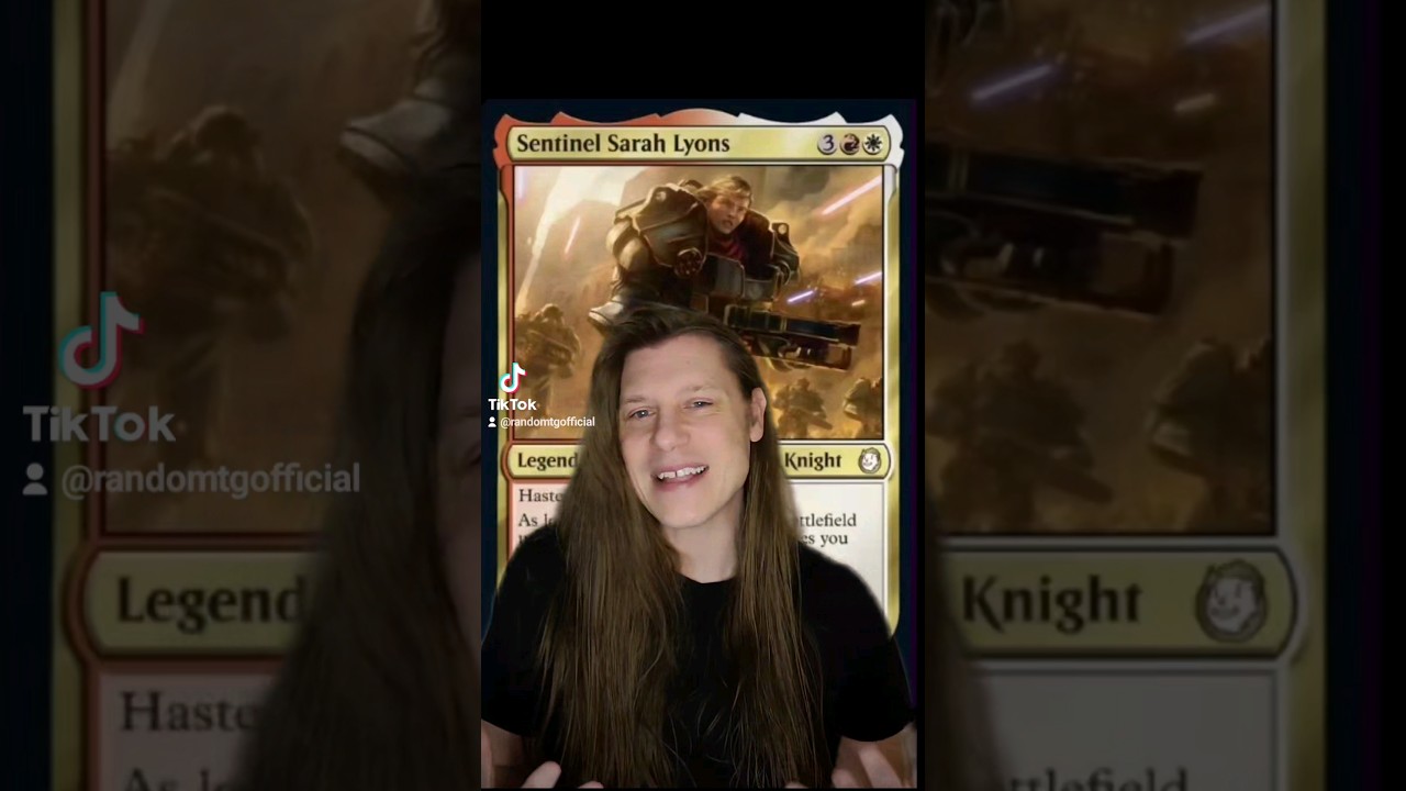 Sentinel Sarah Lyons!! #mtg #mtgspoilers #magicthegathering #mtg #tcg # ...