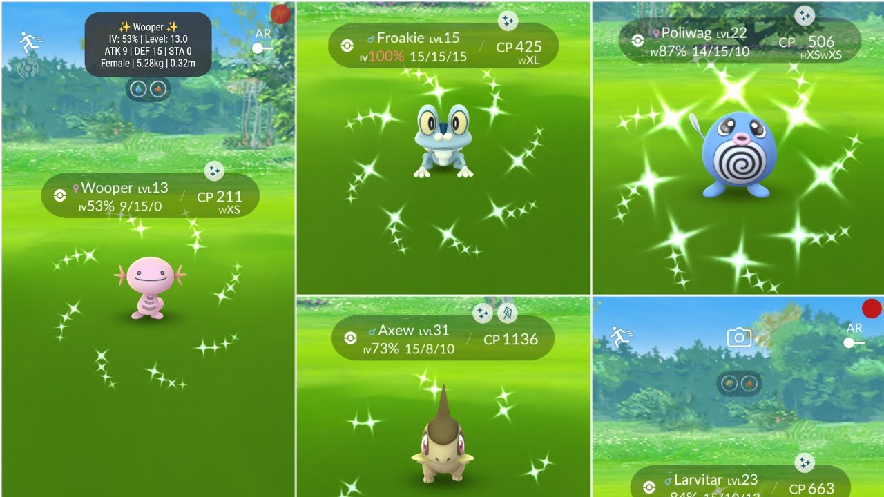 Shiny Compilation Pokemon Go Part 5 #pokemongo #pokemon # ...