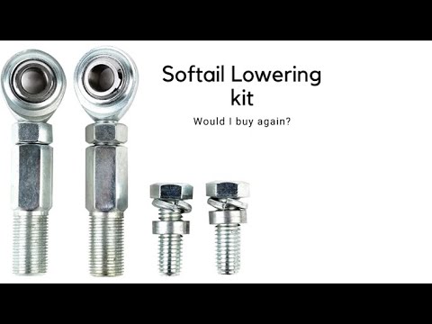 Softail Lowering Kit is it worth it? - YouTube