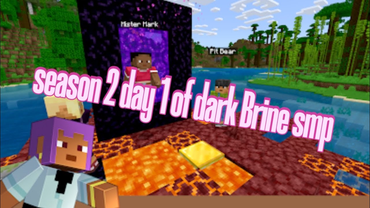Dark Brine smp season 2 day 1 ##100days ## ...