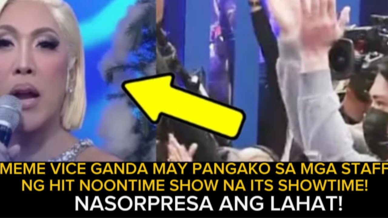 MEME VICE GANDA MAY PANGAKO SA MGA STAFF NG HIT NOONTIME SHOW NA ITS ...