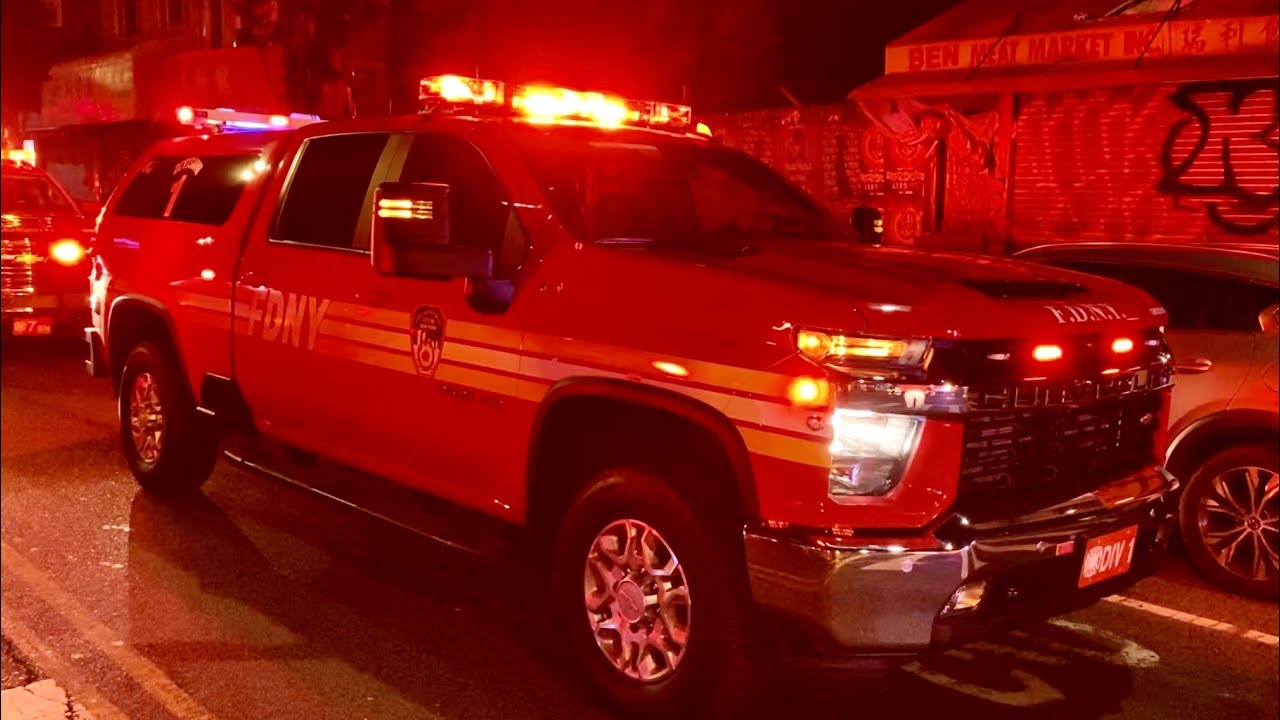FDNY BRAND NEW DIVISION 1 (2020 SILVERADO) WALK AROUND - YouTube