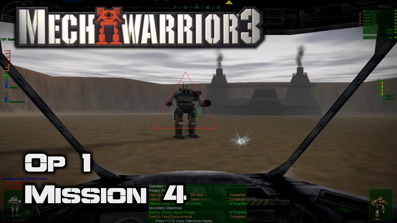 Operation 1 - Mission 4 - Mechwarrior 3 - YouTube