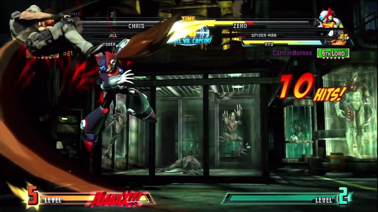 Marvel Vs Capcom 3 [45] Resident Evil: Starring Zero, and Spiderman ...