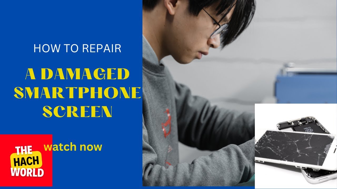 How to repair a scratched or broken smartphone screen. - YouTube