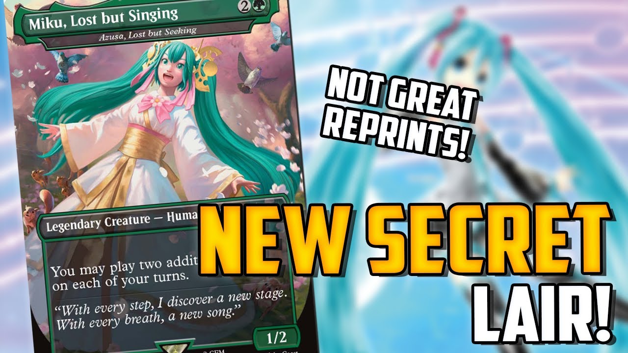 New Secret Lair! Where Are The Good Reprints?! Hatsune Miku x MTG ...