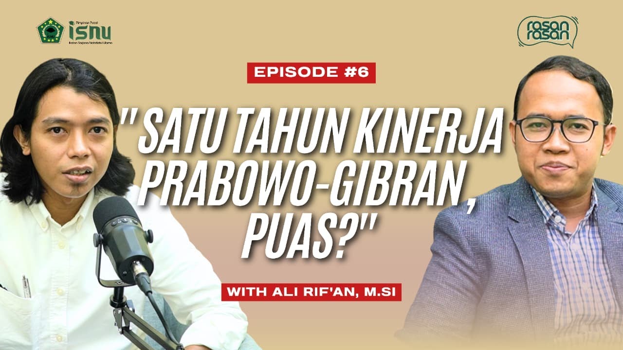 KINERJA PRABOWO–GIBRAN TAHUN PERTAMA: ANALISIS TERKINI KANG ALI | Rabu ...