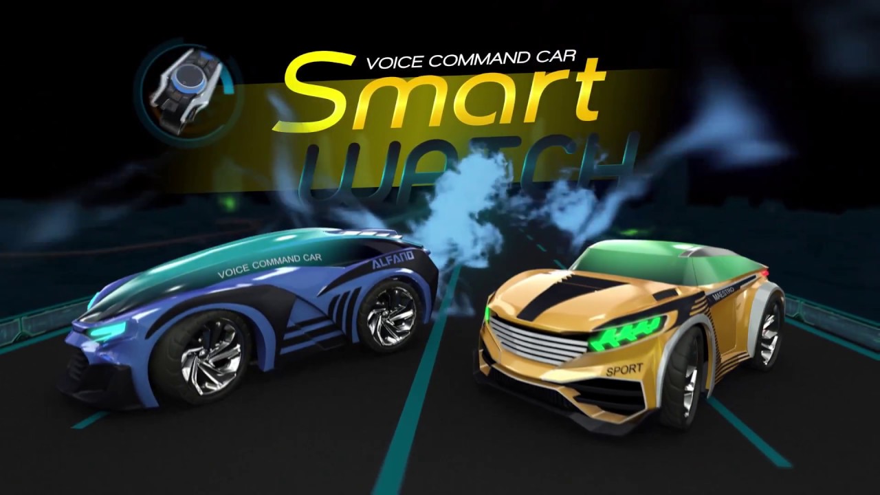 Voice control car self-define voice command smart watch - YouTube