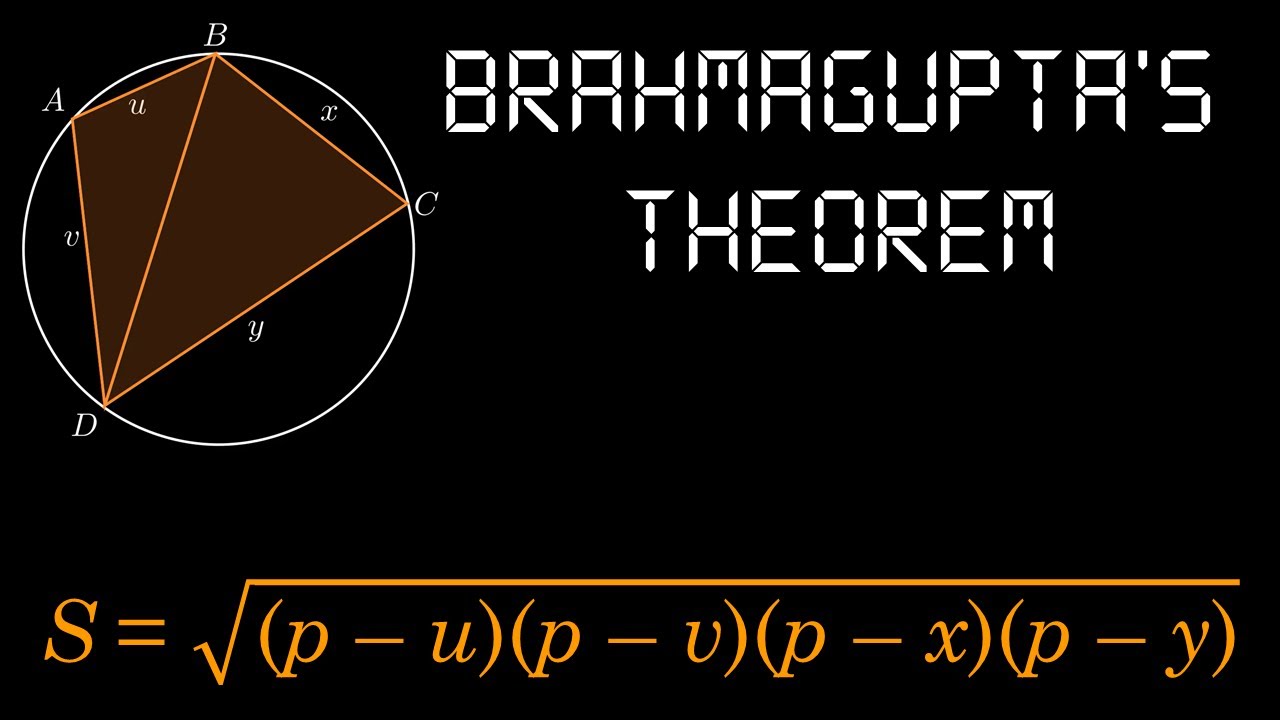Brahmagupta's theorem - YouTube