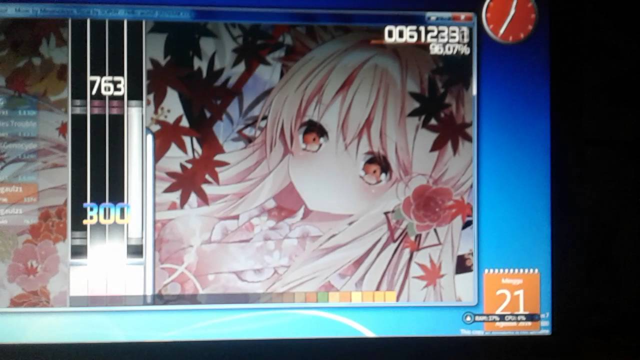 Osu mania gameplay - YouTube