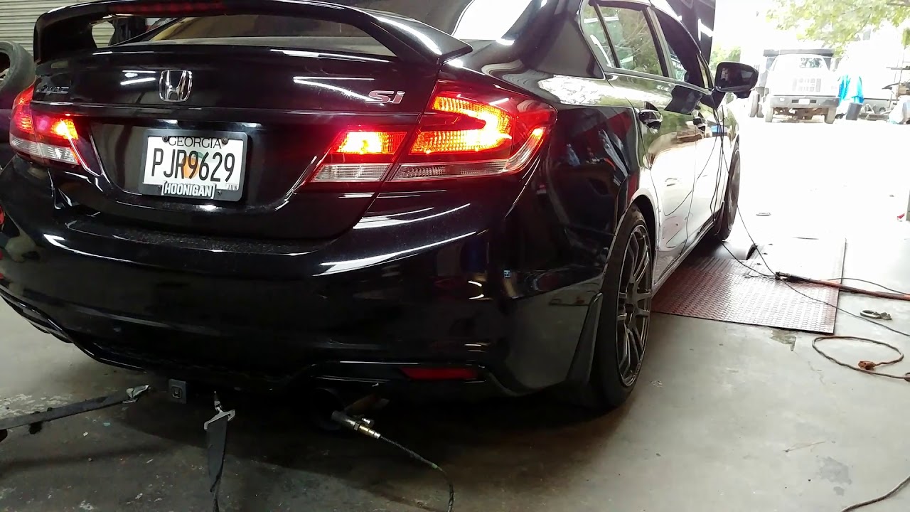 2014 Civic Si fb6 dyno run with K&N intake and Invidia N1 exhaust ...