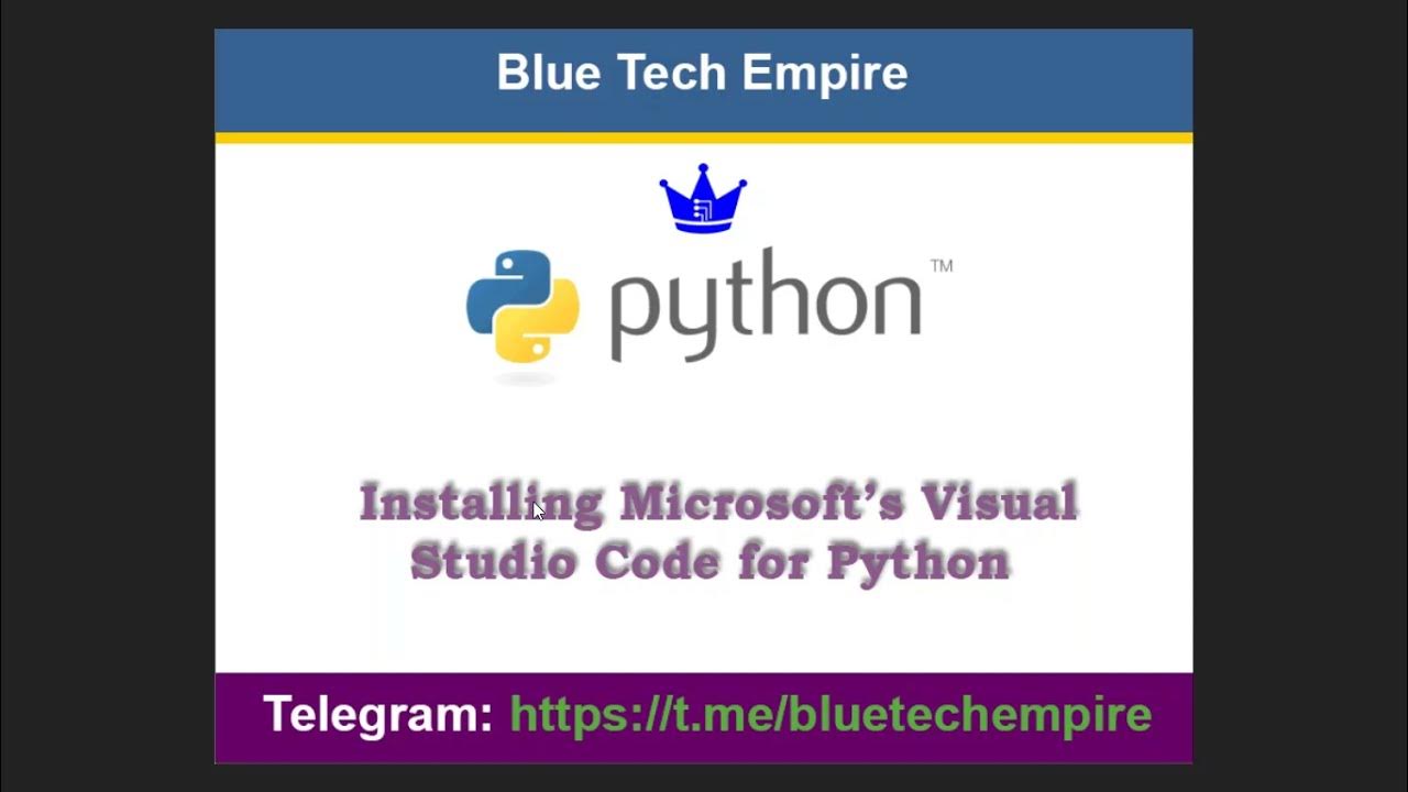 Installing Microsoft's Visual Studio Code and configuring and setting it up for Python ...