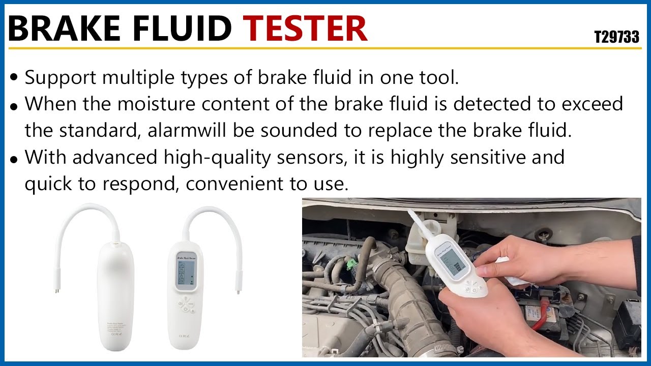 T29733 TIROFLX Brake Fluid Tester - YouTube