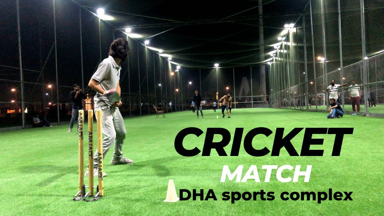 Cricket Match with cousins || DHA sports arena Multan - YouTube