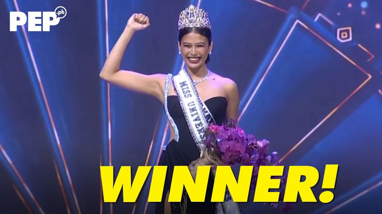 Michelle Dee's winning moment (Audience Cam) | Miss Universe ...
