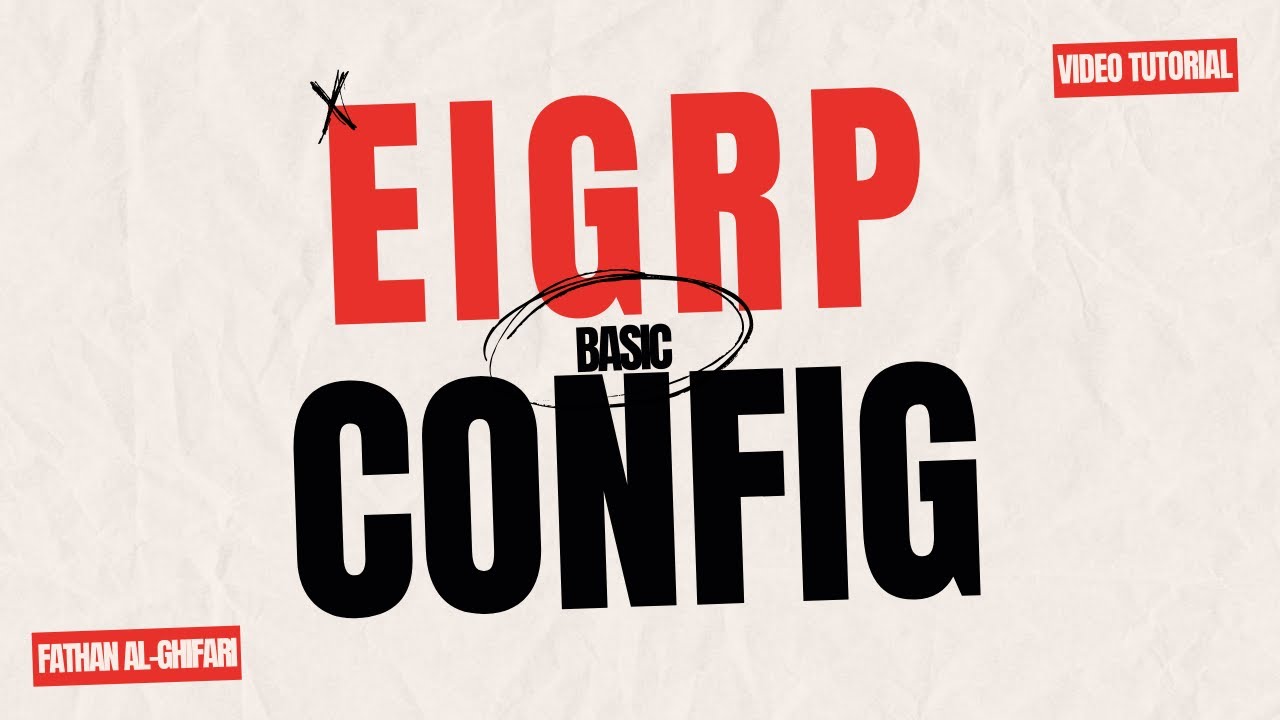 Tutorial EIGRP - Basic Configuration - YouTube