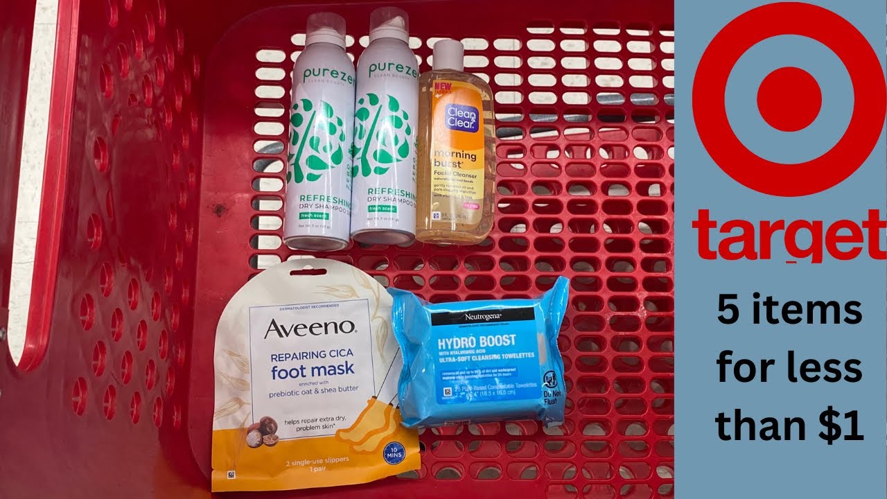 Target couponing haul 12/03-12/09 Grab 5 items for less than $1 - YouTube