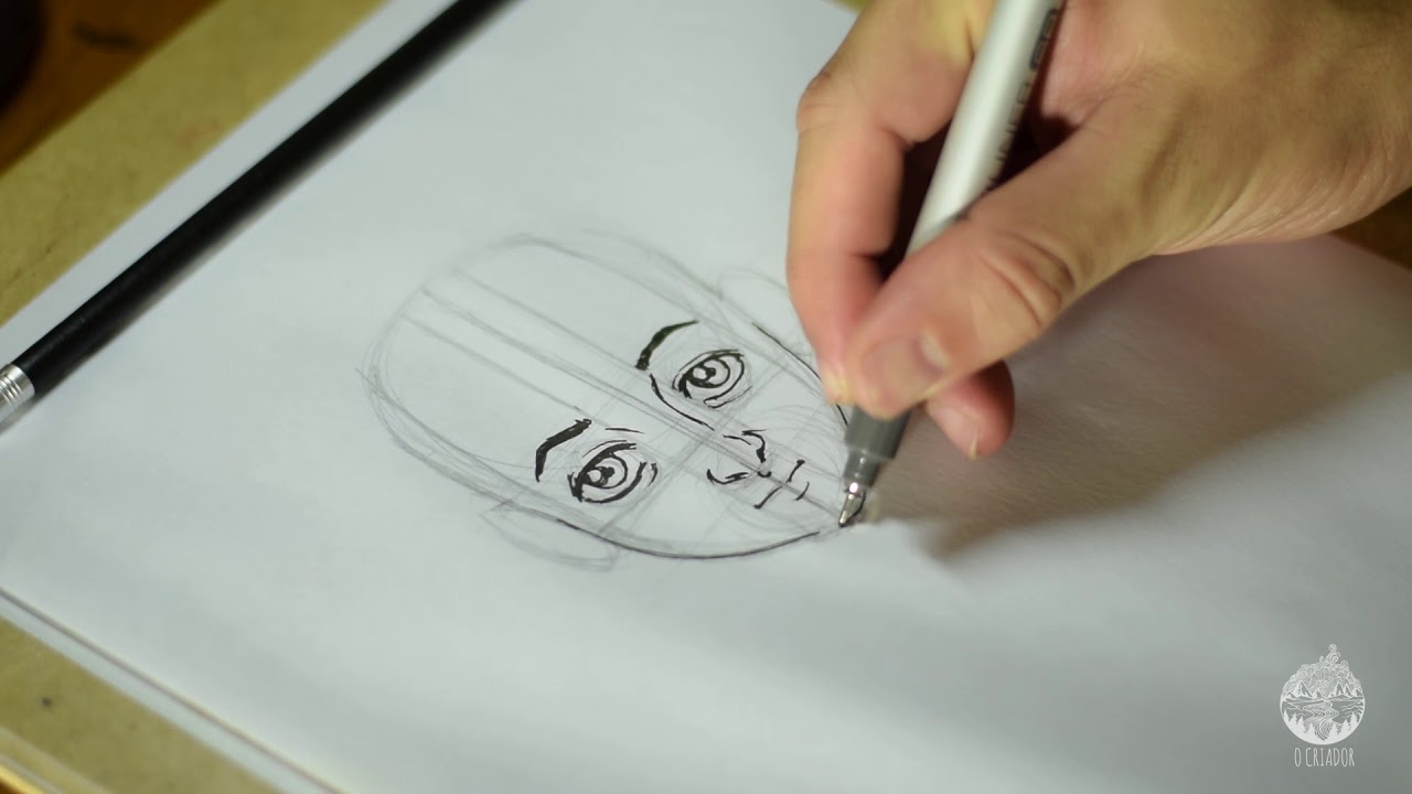 TUTORIAL DE DESENHO - DESENHAR ROSTO - YouTube