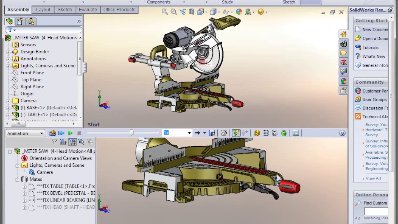 SOLIDWORKS Motion Manager - YouTube
