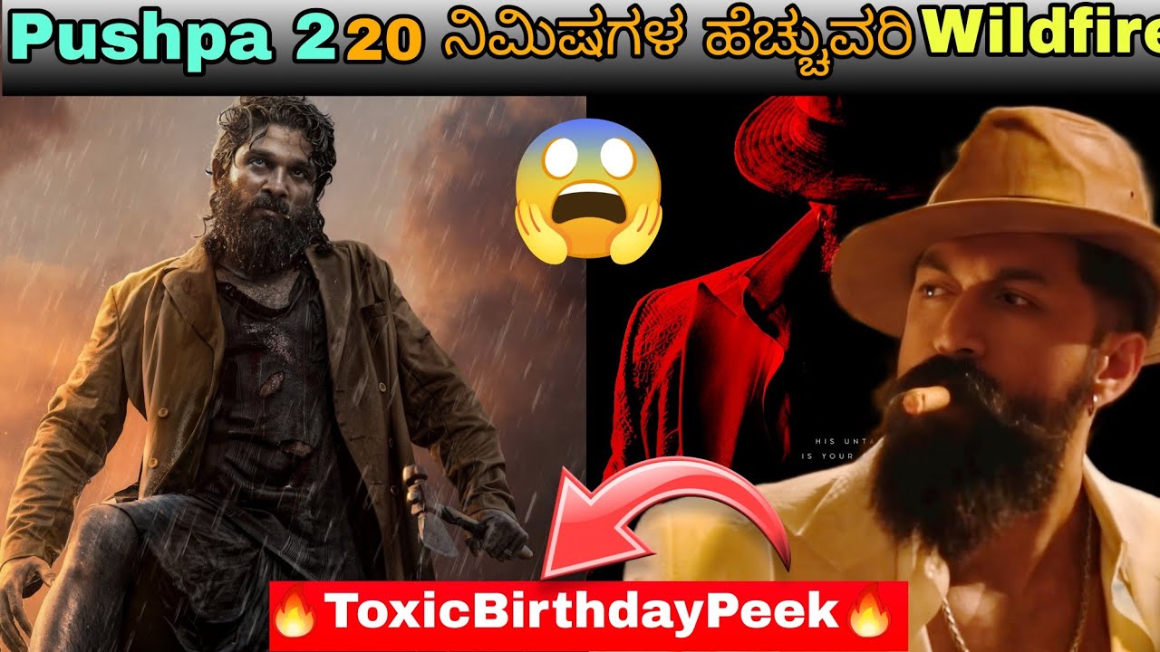 Allu Arjun Pushpa 🔥Movie Blockbuster Wildfire Pushpa-2 The #rule |🔥 ...