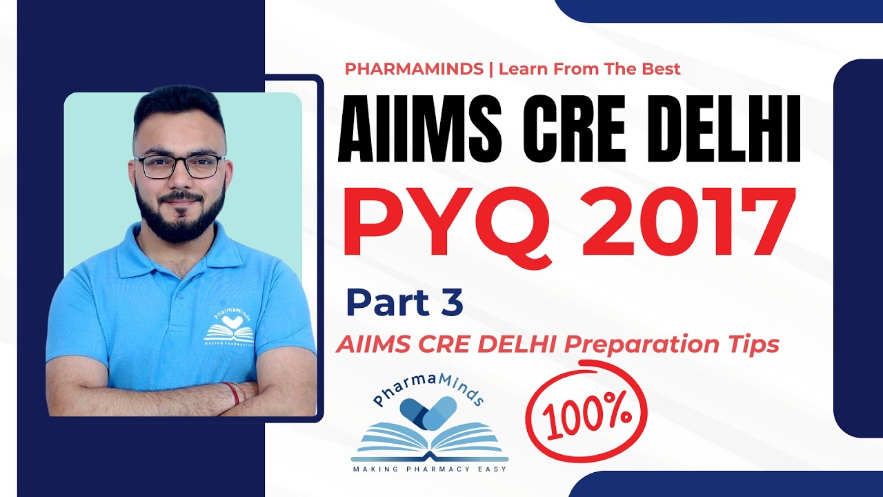 AIIMS CRE DELHI 2017 Previous Year Questions Part 3 | AIIMS CRE ...