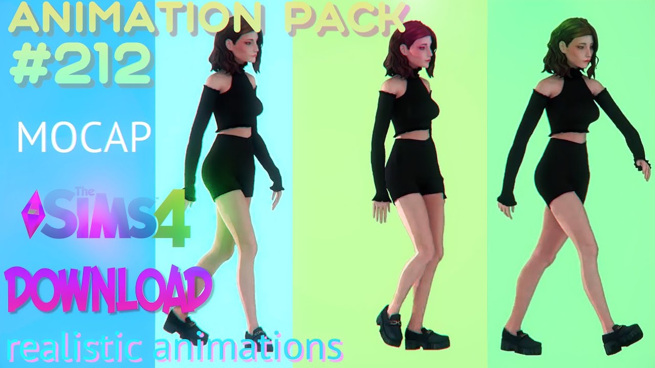 Animation Sovushka PACK 212 DOWNLOAD MOCAP Walk Talk and listen Sims 4 ...